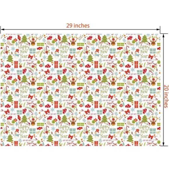 Party Supplies | Christmas Wrapping Paper For Kids Papercraft Snowmen ...